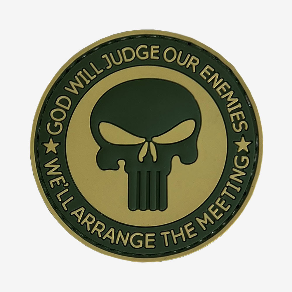 Patch God will judge our Enemies PVC – weekendwarrior.shop